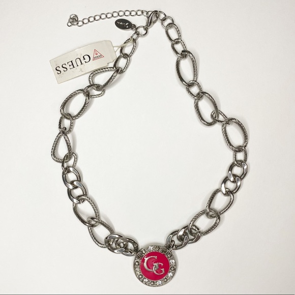 G by Guess | Jewelry | Guess Silver Logo Necklace | Poshmark